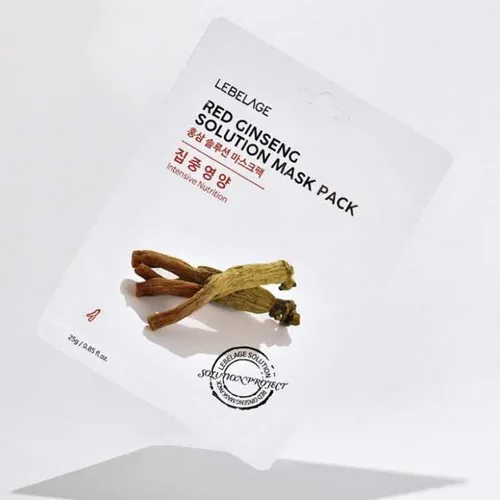 Mascarillas Revitalizante And Antiarrugas De Ginseng Rojo 20pz Meses