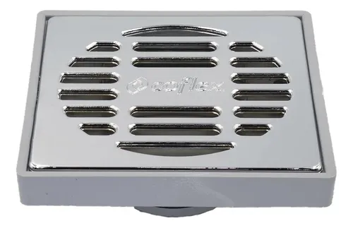 Coladera Cuadrada Abs Rejilla Cromada Antiolor Coflex Pc-161 | MercadoLibre