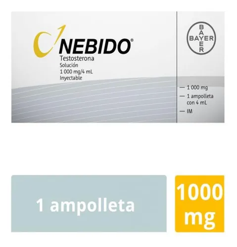 Nebido Solución Inyectable 1000 Mg Caja Con 1 Ampolleta 4 Ml en venta ... Nebido Solución Inyectable 1000 Mg Caja Con 1 Ampolleta 4 Ml en venta ...