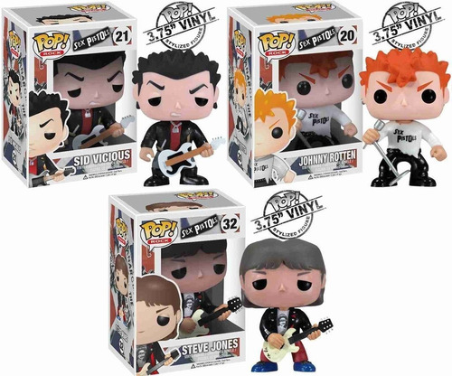 Sex Pistols Funko Pop Figures Complete Set Excellent My Xxx Hot Girl