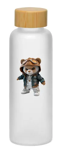 Garrafa De Vidro Tampa Bambu Urso Teddy Jaqueta Jeans | MercadoLivre Garrafa De Vidro Tampa Bambu Urso Teddy Jaqueta Jeans | MercadoLivre