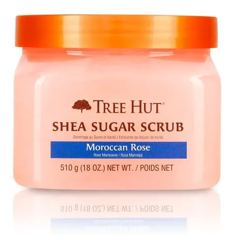 Tree Hut Exfoliante Coporal De Azucar Y Rosa Marroqui 510g Envío Gratis