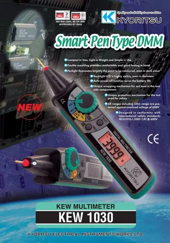 Tester / Multimetro Digital Tipo Lápiz - Kyoritsu 1030 en venta en ... Tester / Multimetro Digital Tipo Lápiz - Kyoritsu 1030 en venta en ...