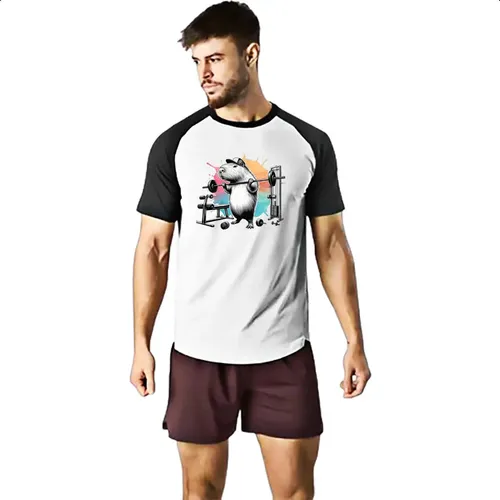 Camiseta Raglan Capivara Maromba Pesos | Parcelamento sem juros