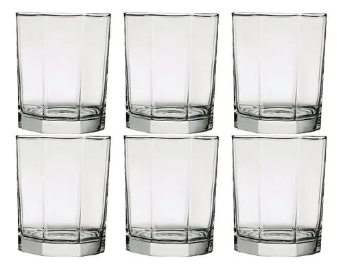 Kit 6 Copo Whisky Vidro Brilhante Octagonal Luxo Dose 165ml | MercadoLivre Kit 6 Copo Whisky Vidro Brilhante Octagonal Luxo Dose 165ml | MercadoLivre
