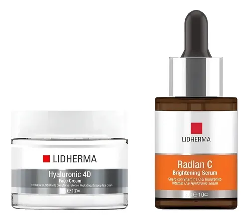 Radian C Serum Vit C + Hyaluronic 4d Face Cream Lidherma Grasa/mixta ...