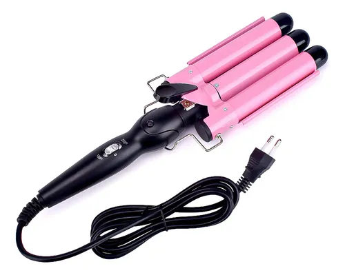 Modelador De Cabelo Triondas Cachos Ondulador Bivolt - A702 Cor Rosa ...