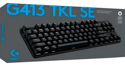 Teclado Gamer Logitech G413 Se Tkl Led White Mecánico Negro Inglés Us ...
