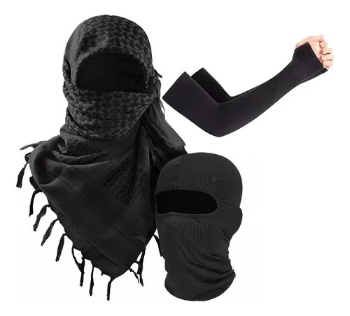 3 Bufanda Palestina Shemagh Algodón+balaclava+mangas Unisex | MercadoLibre