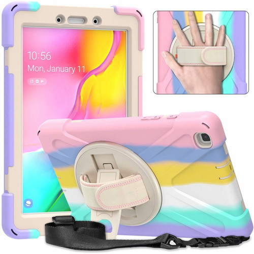 Funda Rotación Para Samsung Galaxy Tab A 8 2019 Sm T290 T295 Cuotas