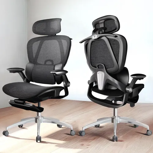 Silla Gamer Ergonómica Con Soporte Lumbar Elástico Ouo T70 Color Negro ...
