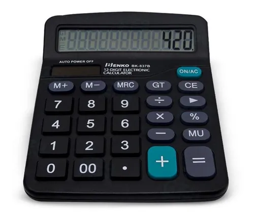 Calculadora De Mesa Escritório Comercial Display 12 Digitos