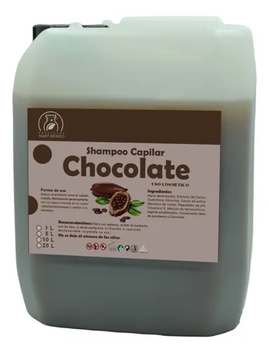 Shampoo De Chocolate Anti-frizz Hidratante (20 Litros) | Envío gratis