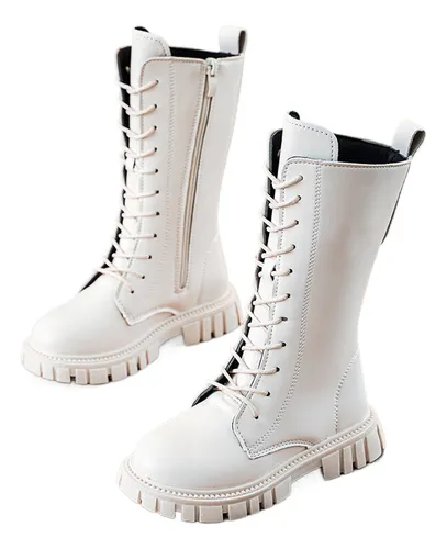 S Botas Altas De Cuero Estilo Kpop Para Mujeres Guerreras | Meses sin ...