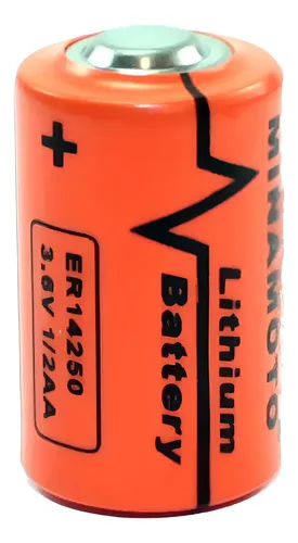 Bateria Er14250 3.6v 1200mah 1/2aa Minamoto Lithium Battery ...