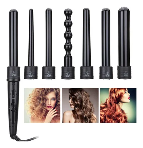 Rizador De Cabello Ferro Cambiable Tenaza 6 En 1 Cerámica | Envío gratis