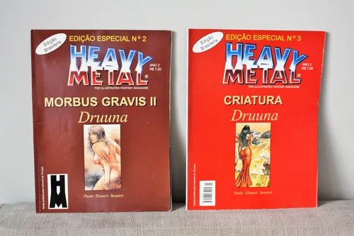 Lote Heavy Metal Druuna - Edição Especial No 2 E No 3 | MercadoLivre