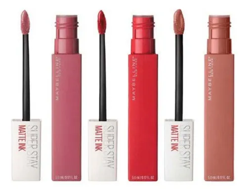 Lápiz labial Maybelline Super Stay Matte Ink de larga duración, color ...