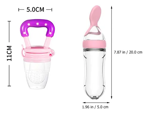 Chupón Alimentador Fruta Y Biberón Cuchara Para Papilla. | Meses sin ... Chupón Alimentador Fruta Y Biberón Cuchara Para Papilla. | Meses sin ...