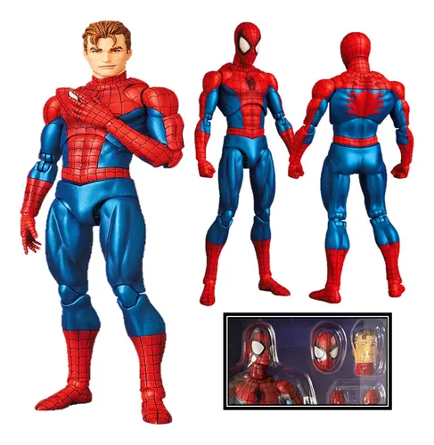 Action Figure Homem Aranha Mafex 075 Boneco Spider Reedição