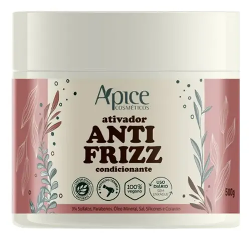 Apice Ativador Anti-frizz Hidratação Proteção Termica Filtro Solar Apse ...