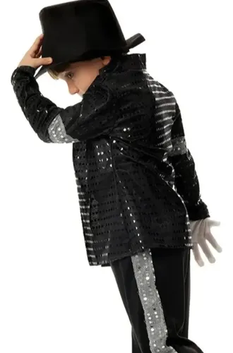 Fantasia De Cosplay Michael Jackson Dance Pop Star Boys Girl | Frete grátis