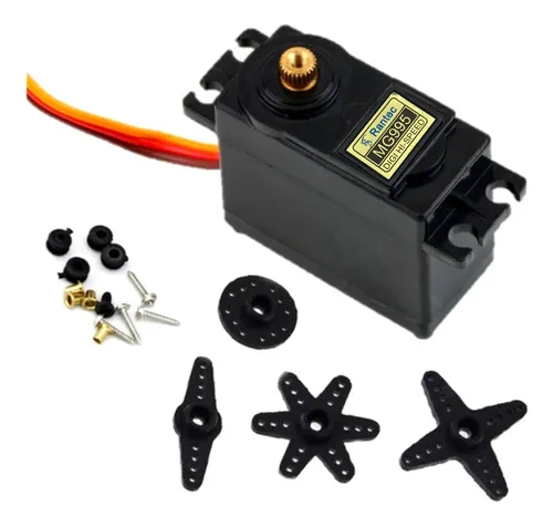 5 Piezas Servomotor Mg995 Rantec Torque 15kg 180° | Envío gratis 5 Piezas Servomotor Mg995 Rantec Torque 15kg 180° | Envío gratis
