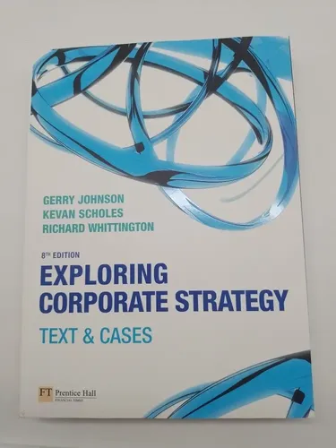 Libro Exploring Corporate Strategy Johnson Scholes | Meses sin interés