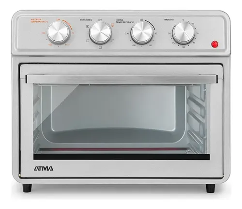 Horno Grill Con Freidora De Aire Atma Hgfa2323pi 23l Plateado | Envío ...
