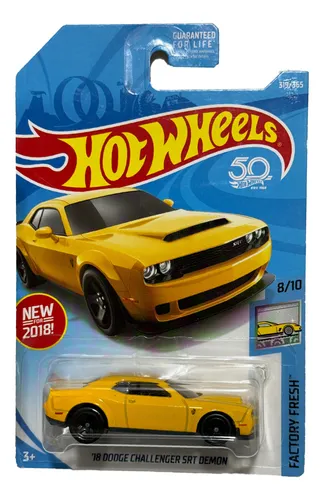 Hot Wheels 2018 18 Dodge Challenger Srt Demon 319 365 Mercadolibre