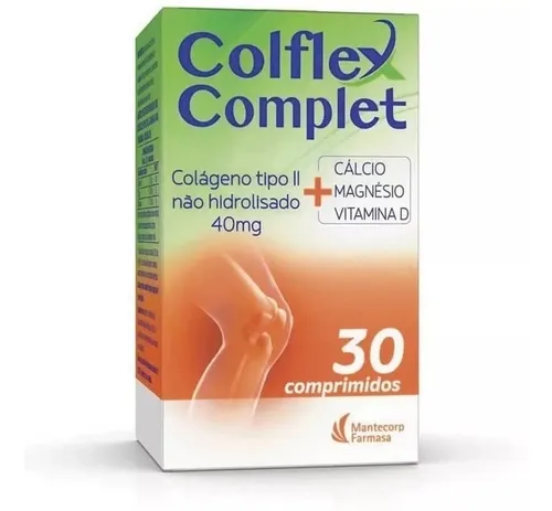 Colflex Complet Colágeno Tipo 2 40mg C/30 Comprimidos | Parcelamento ... Colflex Complet Colágeno Tipo 2 40mg C/30 Comprimidos | Parcelamento ...