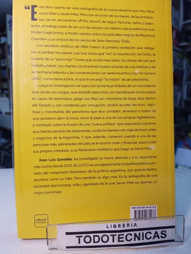 El Loco La Vida Desconocida De Javier Milei Gonzalez Pd En Venta En