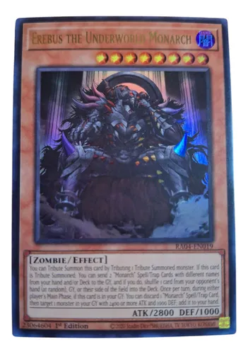 Yugioh Erebus The Underworld Monarch Ultra Stampede | Meses sin interés