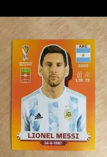 Comprar Figurita De Messi Arg 19 Mundial Qatar 2022 Panini