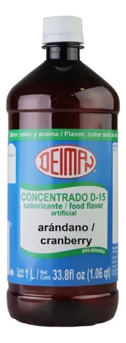 Concentrado De Arándano 1 Lt Deiman, Color, Sabor Y Aroma. Concentrado De Arándano 1 Lt Deiman, Color, Sabor Y Aroma.