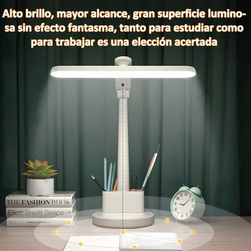 Lampara Escritorio LED Haimo USB Recargable Touch 3 Modos Con ...