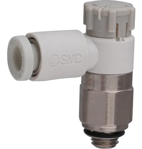 Regulador De Caudal Codo M5 Manguera 1/4 Smc As1201f-m5-07a Regulador De Caudal Codo M5 Manguera 1/4 Smc As1201f-m5-07a