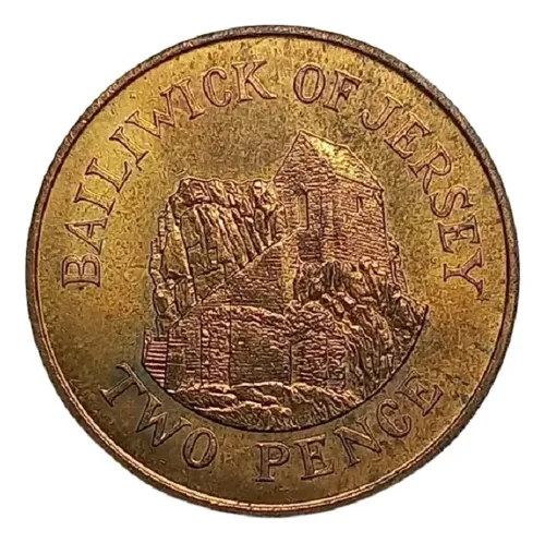 Jersey - 2 Pence 1990 - Km 55 (ref C1) | MercadoLibre