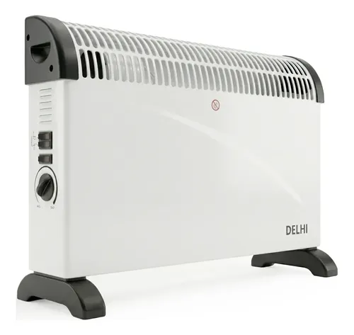 Calefactor Eléctrico Delhi Convector Estufa Panel 2000w B /n Color ...