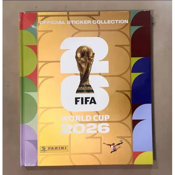 Album Mundial 2026 Tapa Dura Gold | MercadoLibre 📦