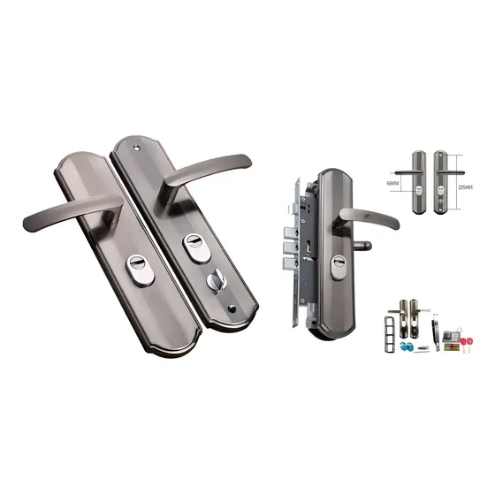 Cerradura De Seguridad 60 Mm Cilindro Y Manillas Pta China | Mercado Libre