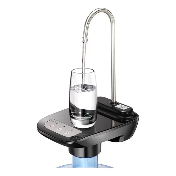 Dispensador De Agua Electrico Recargable Bbg Botellon 20l Con Base ...