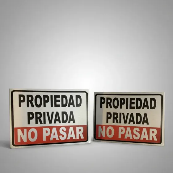 Propiedad Privada Letrero | MercadoLibre