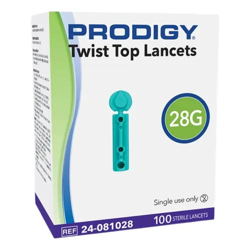 100 Tiras Reactivas para examen de glucosa Prodigy | Cuotas sin interés
