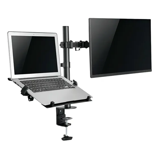 Brazo Monitor Y Laptop Soporte Monitor Y Portatil Siilla | MercadoLibre 📦