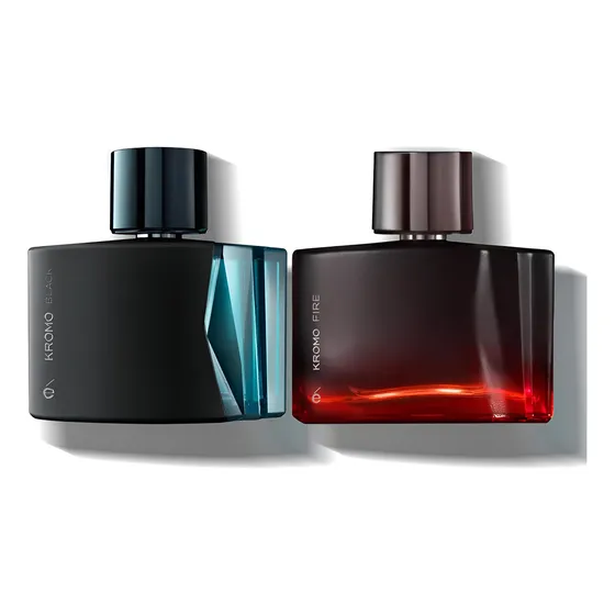 Set De Perfumes Esika Kromo Black Kromo Fire De 90 Ml | MercadoLibre 📦