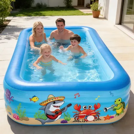 Albercas Inflables Grandes Y Baratas 205*120*60cm Inflable De Alberca ...