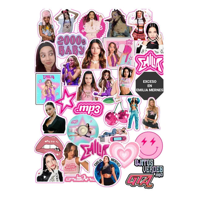Emilia Mernes Sticker | MercadoLibre 📦 Emilia Mernes Sticker | MercadoLibre 📦