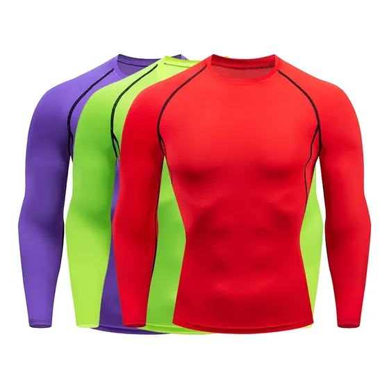 Playera Manga Larga Transpirable Hombre | MercadoLibre