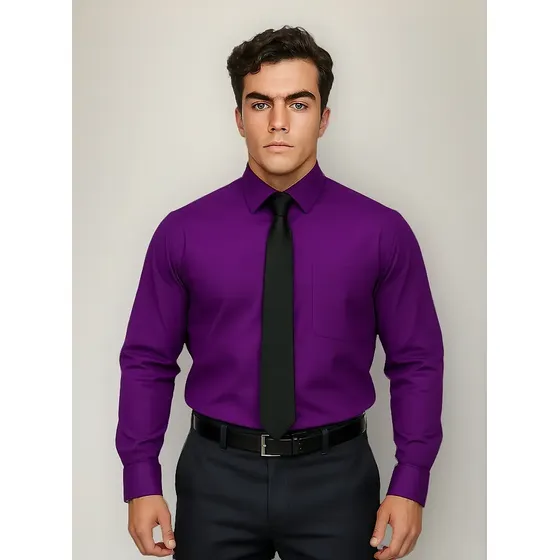 Camisa Morada Hombre | MercadoLibre